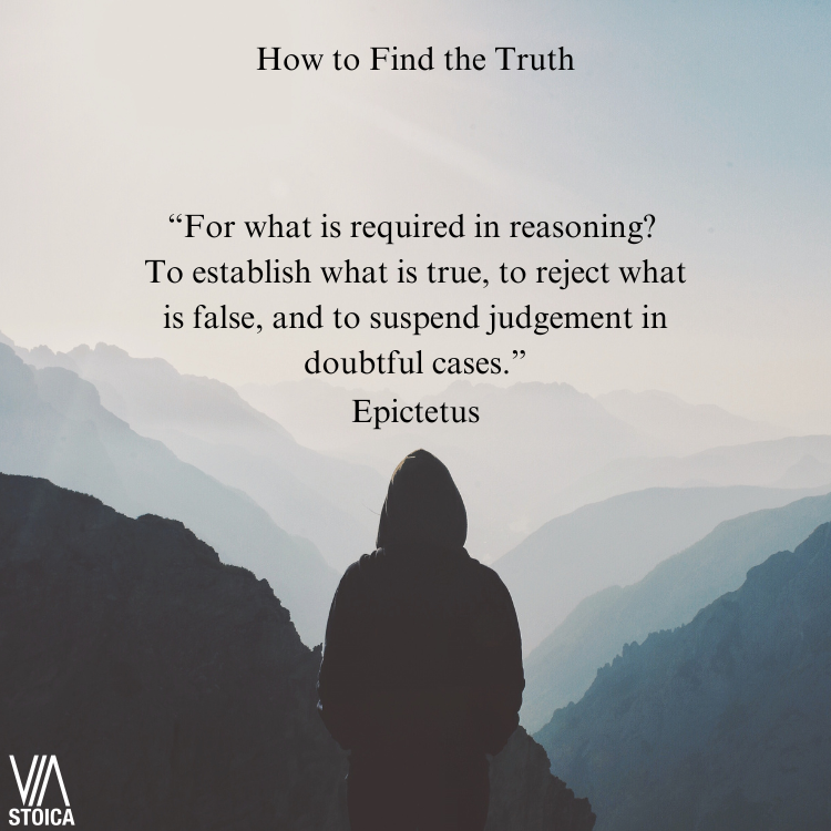 How to Find the Truth - Via Stoica