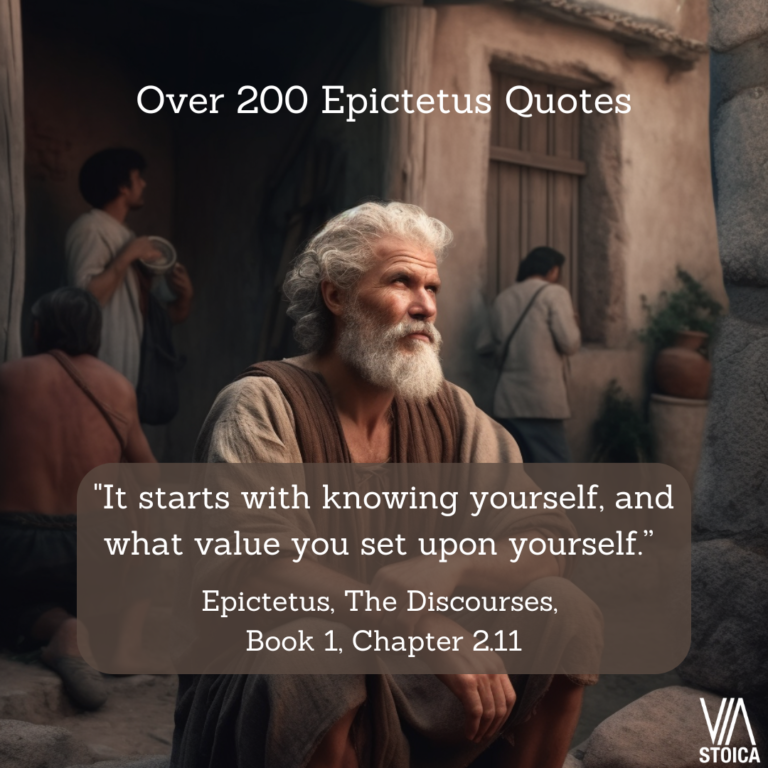 200+ Epictetus Quotes with Sources and Stoic insights - Via Stoica